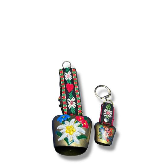 Other | Vintage Swiss Cowbell Keychain Lot Jungfraujoch 3454m Alps ...